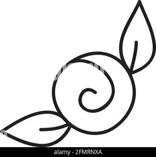 cute rose drawing icon vector illustration design Stock Vector Image ...