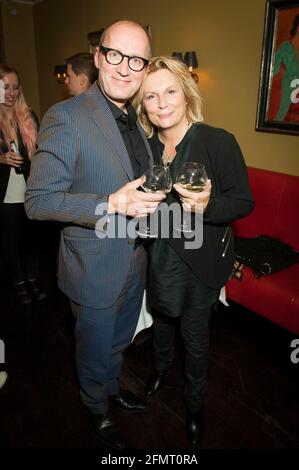 Husband and wife Adrian Edmondson and Jennifer Saunders both receive an ...