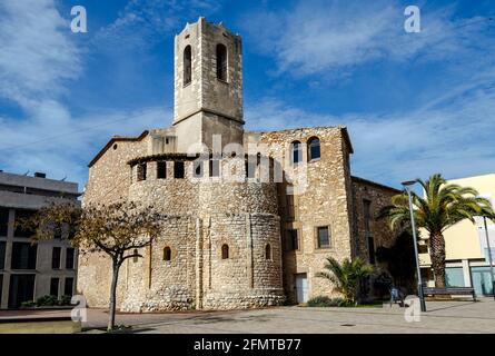 Church of San Cristobal in Cunit, Catalonia Spain Stock Photo - Alamy
