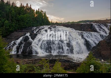 Magpie Falls Wawa Ontario Canada in Summer Stock Photo - Alamy