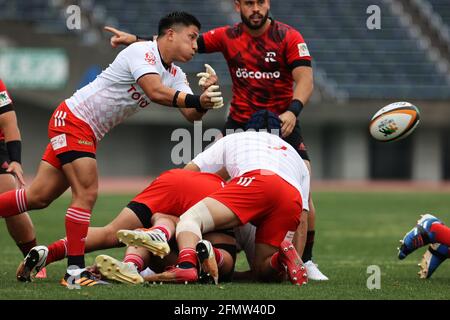 Kumamoto, Japan. 8th May, 2021. Marty Banks (NTT) Rugby : Japan Rugby Top League 2021 Quarter ...