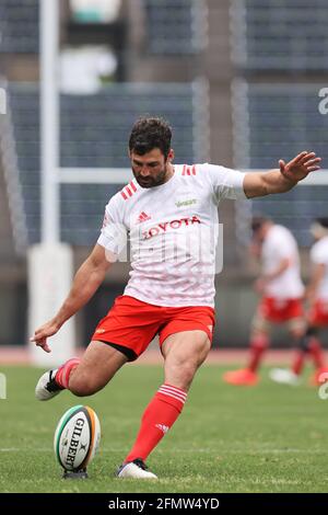 Kumamoto, Japan. 8th May, 2021. Marty Banks (NTT) Rugby : Japan Rugby Top League 2021 Quarter ...