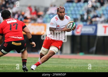 Kumamoto, Japan. 8th May, 2021. Marty Banks (NTT) Rugby : Japan Rugby Top League 2021 Quarter ...
