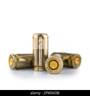 A closeup view of a group of rifle bullets Stock Photo - Alamy