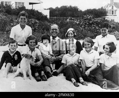 JOSEPH P KENNEDY (1888-1969) US businessman, father of JFK, here in ...