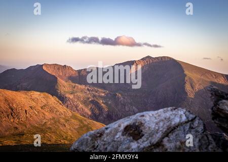 Snowdon / Yr Wyddfa, Eryri /Snowdonia National park, Wales, UK Stock ...