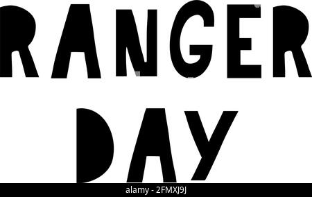 World Ranger Day . Geometric design suitable for greeting card poster ...