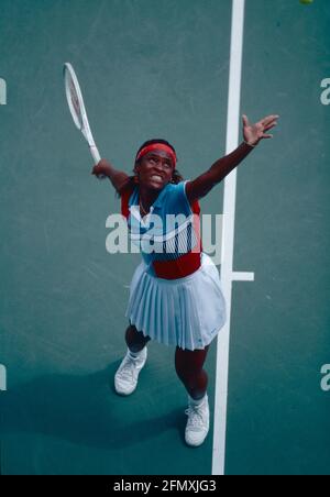 American tennis player Zina Garrison, 1990 Stock Photo - Alamy
