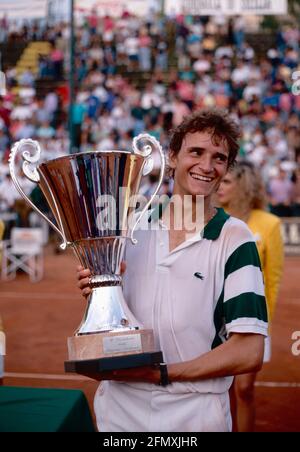 French tennis player Frederic Fontang, Italy 1991 Stock Photo - Alamy