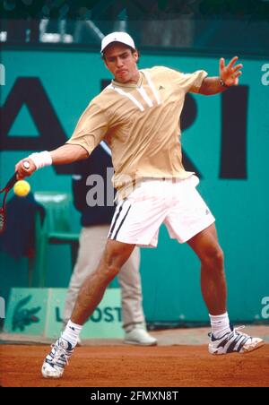 Chilean tennis player Fernando Gonzales, 1990s Stock Photo - Alamy