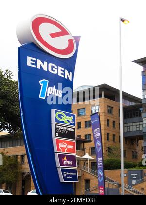 Engen petrol station in South Africa Stock Photo - Alamy
