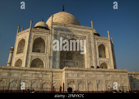 Agra, India. Taj Mahal, showing Pietra Dura Inlaid Stone Work ...