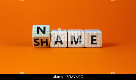 Name or shame symbol. Turned the cube and changed cube and changes the ...