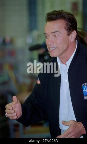 American actor Arnold Schwarzenegger as Mr Freeze in the movie Batman ...