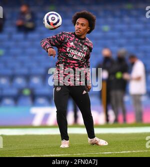 Arsenal's Willian during the Premier League match at Anfield, Liverpool ...
