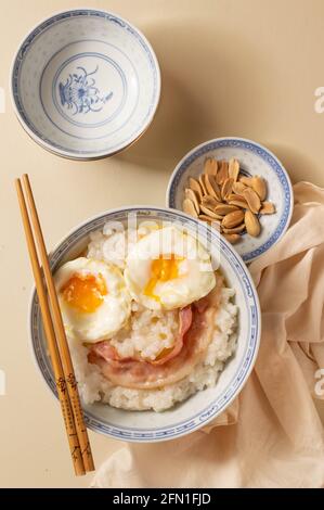 Congee sticky rice, chinese recipe from Mulan Stock Photo - Alamy