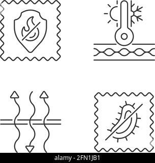 Breathable icons for fabric material or air membrane layers with arrow ...