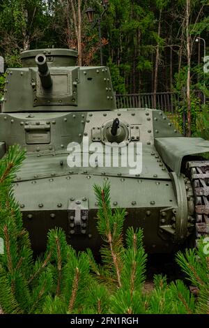 Japanese Type 97 Shinhoto Chi-ha tank displayed at Pacific Combat Zone ...