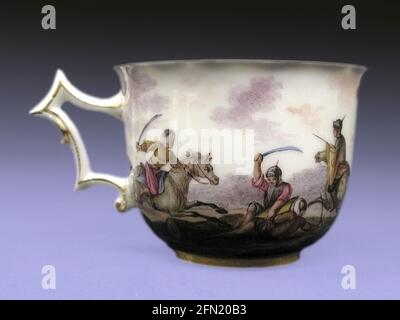 Cup (part of a service) Manufactory Capodimonte Porcelain Manufactory ...