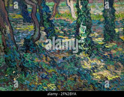 Vincent Van Gogh - Trunks Trees with Ivy 1889 Stock Photo - Alamy