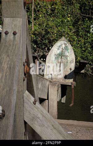 Replica Of A Medieval 14th Century Ducking Stool Punishment Device ...