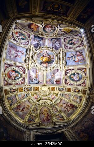 Interiors of the Sistine Chapel ceiling at Art Gallery of the Vatican ...