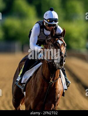 Baltimore, KY, USA. 13th May, 2021. MAY13, 2021: Iced Latte gallops in ...