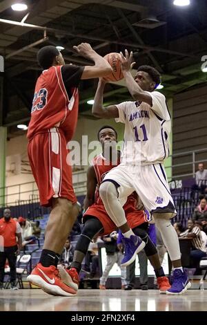 HAMMOND, UNITED STATES - Feb 10, 2018: Indiana fall men's basketball ...