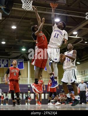 HAMMOND, UNITED STATES - Feb 10, 2018: Indiana fall men's basketball ...