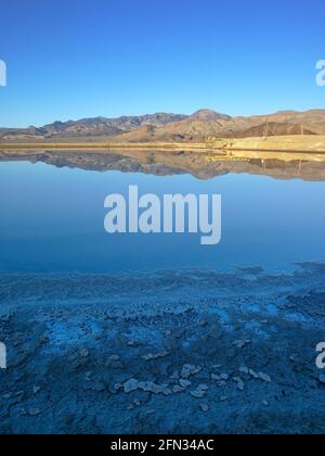 Lithium evaporation pond, Silver Peak Nevada, USA Stock Photo - Alamy