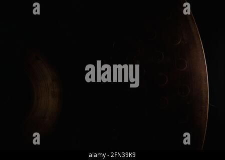 Flash Splash Cymbal macro close up portrait , abstract Stock Photo - Alamy