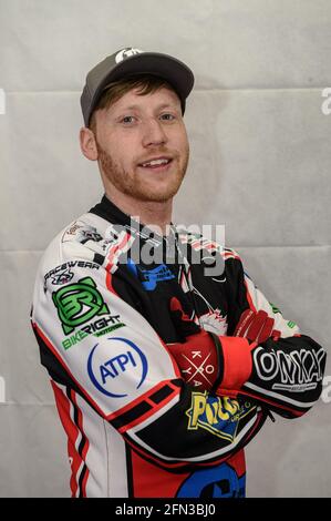 Paul Bowen of Belle Vue Colts in action during The Belle Vue Speedway ...