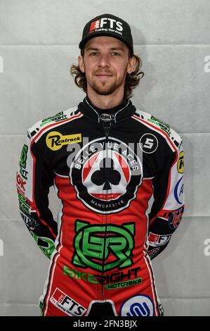 Charles Wright. Belle Vue Aces. British international speedway rider ...