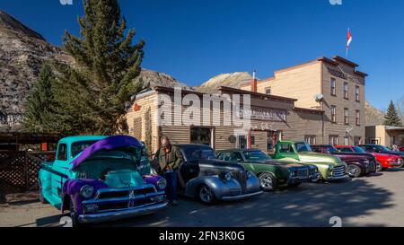 Rosedeer Hotel and the Last Chance Saloon, Wayne ghost town, near ...