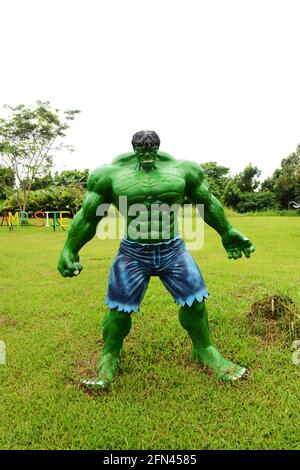 Incredible Hulk sculpture Stock Photo - Alamy
