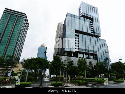 The ultra modern Ore building in Bonifacio Global City in Metro Manila ...