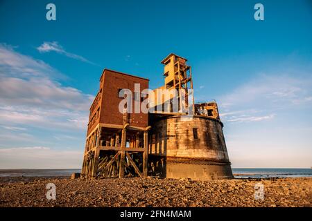 Cooling, May 11th 2021: The Grain Tower Battery off the Isle of Grain ...