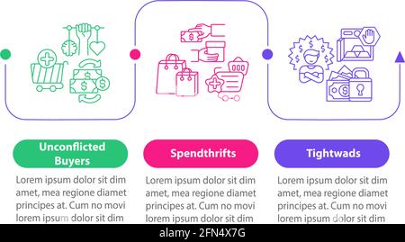 Consumers types vector infographic template Stock Vector Image & Art ...