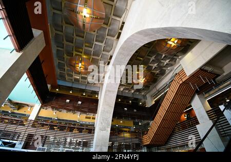 Scenic view of a 48 foot tall structural concrete gravity arch within ...
