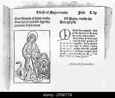 New Testament. Gospel of Mark. Chapter X. Jesus blessing the children ...