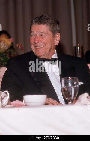 Ronald Reagan May 1990 Credit: Ralph Dominguez/MediaPunch Stock Photo ...