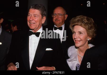 Ronald Reagan and Nancy Reagan May 1990 Credit: Ralph Dominguez ...