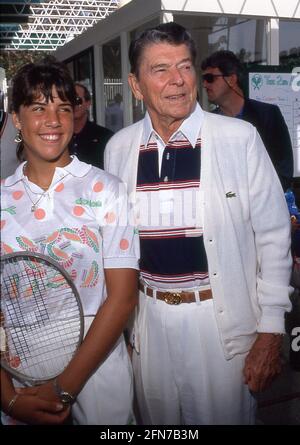 Ronald Reagan October 1990 Credit: Ralph Dominguez/MediaPunch Stock ...