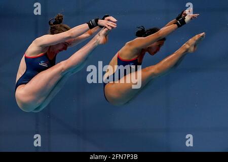 BUDAPEST, HUNGARY - MAY 14: Eden Cheng of Great Britain and Lois ...