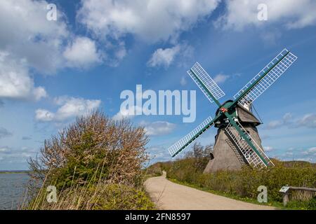 Windmill Charlotte, Goldhöft, Gelting Birk Nature Reserve, Gelting Bay ...