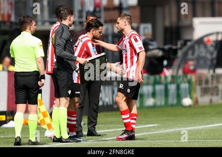 ROTTERDAM, NETHERLANDS - MAY 13: Assistent referee Freek Vandeursen ...