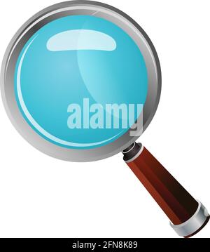 A magnifying circle on a white background with colorful watermelons ...