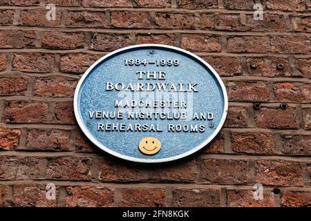 Madchester plaque,The Boardwalk, Venue Nightclub and Rehearsal Rooms ...