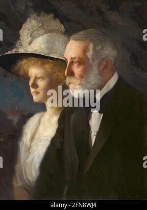 Henry Clay Frick and his Daughter Helen. NPG.92.30 Stock Photo - Alamy