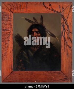 Indian Man with Quiver 1886 by Alexander Davis Cooper, English, active ...